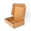 China Custom Logo Corrugated Mailer Box Tuck Top Recycled Kraft Paper Coated for sale