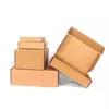China Custom Logo Corrugated Mailer Box Tuck Top Recycled Kraft Paper Coated for sale