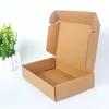 China Custom Logo Corrugated Mailer Box Tuck Top Recycled Kraft Paper Coated for sale