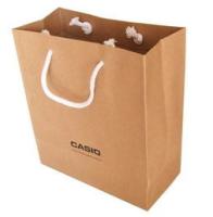 China customized Kraft Paper Bag string lifting Printed Kraft Bags for sale