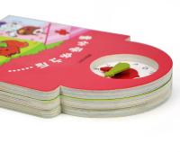 China 350gsm + 350gsm Art Paper Mounting Clock Hands Children Board Book Printing for sale
