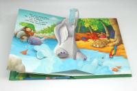 China Hardcover Coated Paper Children Jungle Exploration Pop Up Book Printing for sale