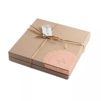 China Custom Logo Premium Luxury  Packaging Truffle Chocolate Box With Paper Divide for sale
