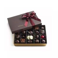 China Custom Logo Premium Luxury  Packaging Truffle Chocolate Box With Paper Divide for sale