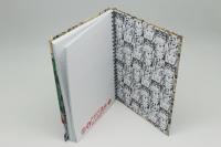 China Hardcover Printing Custom Journals Comic Double Binder Rings for sale