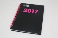 China 2023 216*160mm Frosting Rubber Softcover 70 Gsm Offset Paper Notebook Printing Service for sale