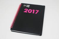 China 2023 216*160mm Frosting Rubber Softcover 70 Gsm Offset Paper Notebook Printing Service for sale