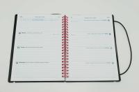 China 2023 216*160mm Frosting Rubber Softcover 70 Gsm Offset Paper Notebook Printing Service for sale