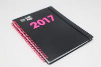 China 2023 216*160mm Frosting Rubber Softcover 70 Gsm Offset Paper Notebook Printing Service for sale