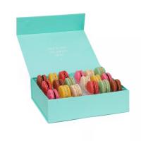 China Factory Custom Luxury Biscuit Gift Food Macaron Packaging Sweet  Magnetic  Box for sale