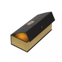 China Custom Luxury Printing Black Cardboard Candle Box Rigid Paper Candles Magnetic Gift Paper Boxes Set Candle Gift Packagin for sale