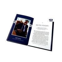 China Dust Jacket Hardcover Book Printing For Celebrity Biography Book for sale