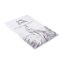 China White Black Softcover Book Printing Saddle Stitch Binding for sale