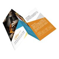 China Tri Fold Flyers Softcover Book Printing  Full Color Custom Size for sale