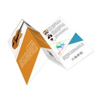 China Tri Fold Flyers Softcover Book Printing  Full Color Custom Size for sale