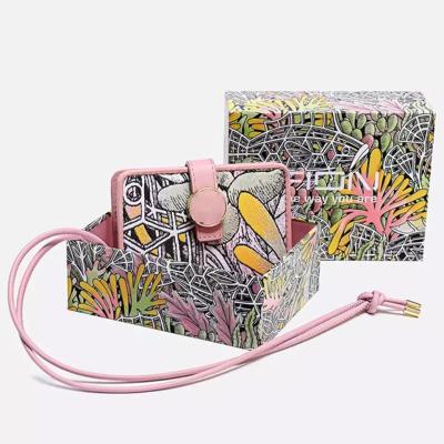 China Colorful Gift Box Customized Double Side Printing With Ribbon And Insert for sale