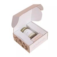 China Navy Blue Foldable Magnetic Box With Silver Logo Stamped for sale