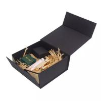 China Biodegradable Wig Packaging Box Custom Logo Printed Luxury Rigid Foldable Gift Box for sale