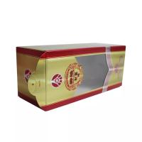 China Carton Watch Box Gift Packaging PVC Window Wine Cardboard Box for sale