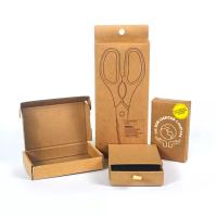 China Custom Printing Kraft Packaging Cardboard Boxes With Handle In Nice Price for sale