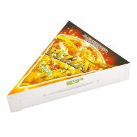 China Triangle Shape Pizza Packaging Box Color Printing Kraft Corrugated for sale