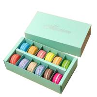 China Custom Biodegradable Macaron Packaging Box For Bakery Shop for sale