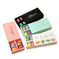 China Custom Biodegradable Macaron Packaging Box For Bakery Shop for sale
