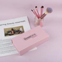 China Biodegradable Cardboard Makeup Brush Set Box Custom Logo Magnetic for sale