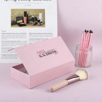 China Biodegradable Cardboard Makeup Brush Set Box Custom Logo Magnetic for sale