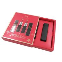 China Lipstick Lipgloss Cosmetic Packaging Box Embossing Glossy Lamination for sale