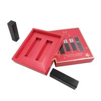 China Lipstick Lipgloss Cosmetic Packaging Box Embossing Glossy Lamination for sale
