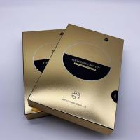 China Facial Mask Cosmetic Packaging Box Hallow out Custom Makeup Packaging Box for sale