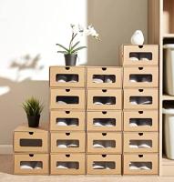 China Waterproof Stackable Shoe Box Gift Box Custom Size ISO certificated for sale