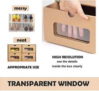 China Waterproof Stackable Shoe Box Gift Box Custom Size ISO certificated for sale