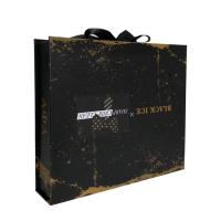 China OEM Clothing Packing Boxes Gift Ribbon Apparel Packaging Boxes for sale