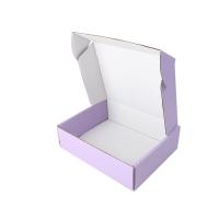 China Custom Logo Clothing Packing Boxes Embossing Paper Corrugated Box for sale