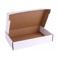 China Custom Logo Clothing Packing Boxes Embossing Paper Corrugated Box for sale