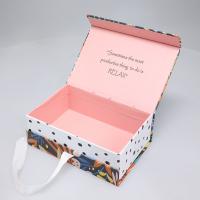 China Swimwear Dress Pants Garment Packaging Box With Ribbon And Satin for sale
