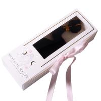 China OEM Custom Hair Bundle Packaging UV Coating With Ribbon for sale