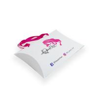 China Pillow Type Wig Packaging Box OEM Hair Extension Packaging Boxes for sale