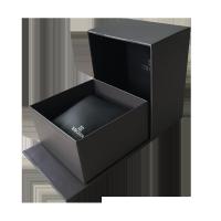 China Luxury Art Paper Cardboard Watch Box Embossing  Hot Stamping for sale