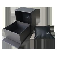 China Luxury Art Paper Cardboard Watch Box Embossing  Hot Stamping for sale