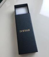 China Rigid Cardboard Watch Box Gift Packaging Strap Shape Watch Box With Drawer for sale