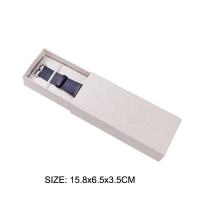 China Rigid Cardboard Watch Box Gift Packaging Strap Shape Watch Box With Drawer for sale