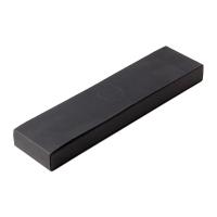 China Black Art Paper Watch Packing Box Strap Shape Embossing for sale