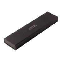 China Black Art Paper Watch Packing Box Strap Shape Embossing for sale