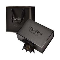 China OEM Custom Gift Packaging Custom Logo Printing Wedding Gift Box with Ribbon for sale