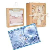 China clear Window Custom Luxury Gift Boxes for Baby Blanket Bibs Kids for sale