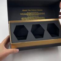 China Custom Printing Flap Box Packaging For Honey Bee Bottle 3pcs Comb Set for sale