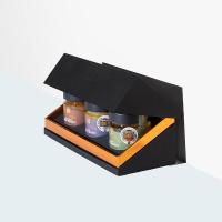 China Custom Printing Flap Box Packaging For Honey Bee Bottle 3pcs Comb Set for sale